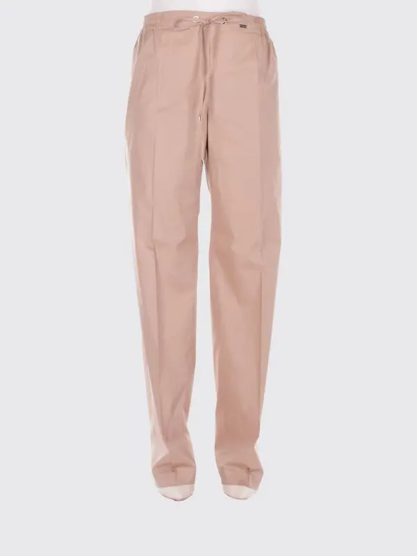 FAY Regular Fit Stretch Cotton Trousers - Beige