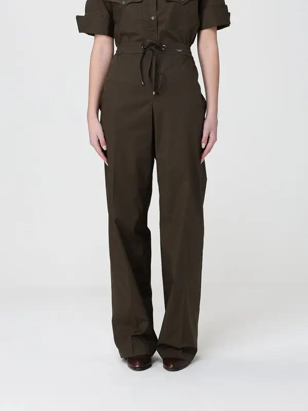 FAY Straight Leg Stretch Cotton Trousers