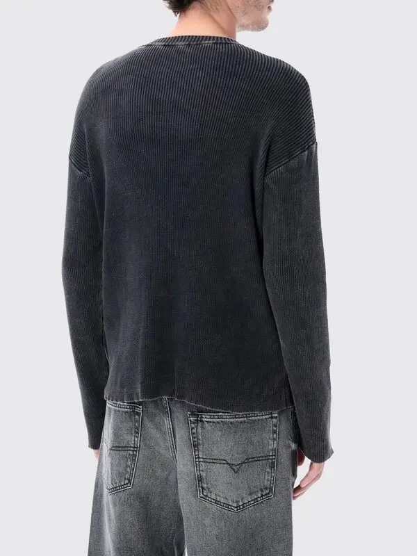 DIESEL® Ribbed Crew Neck Pullover