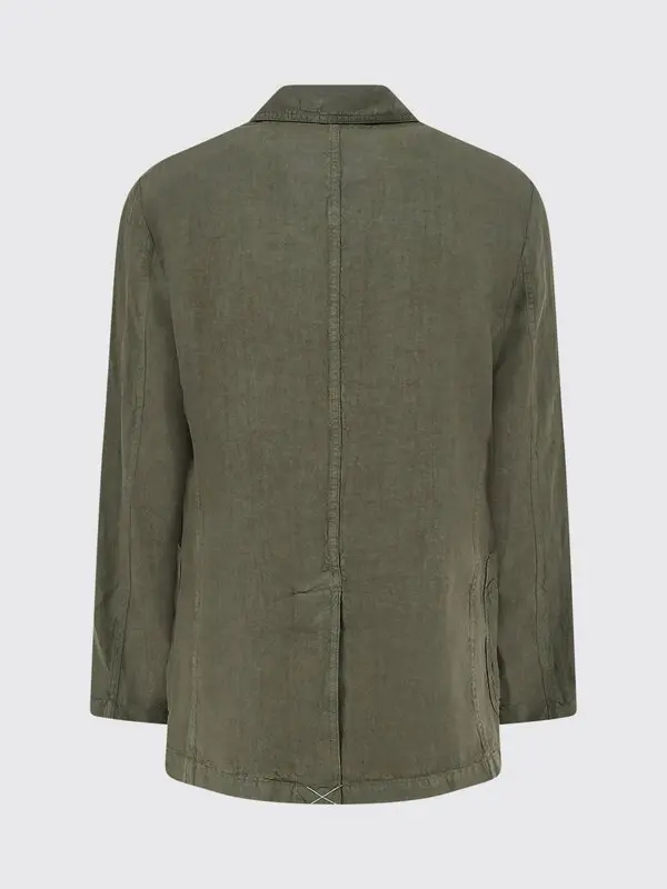 Aspesi Single-breasted Linen Blazer - Green