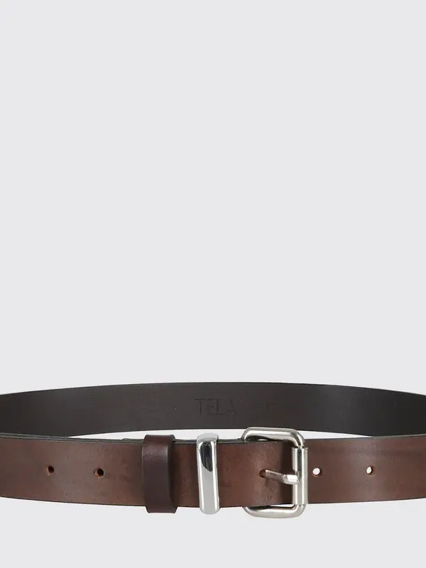 TELA Leather Belt - Brown