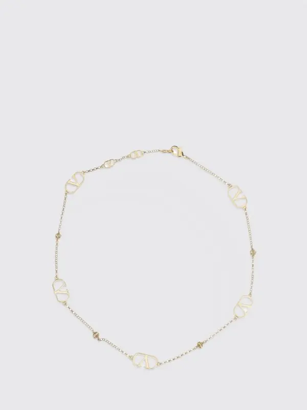 Valentino Garavani Vlogo Signature Choker Necklace - Gold