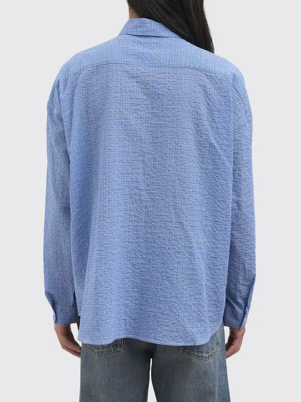SUNFLOWER Cotton Blend Check Shirt