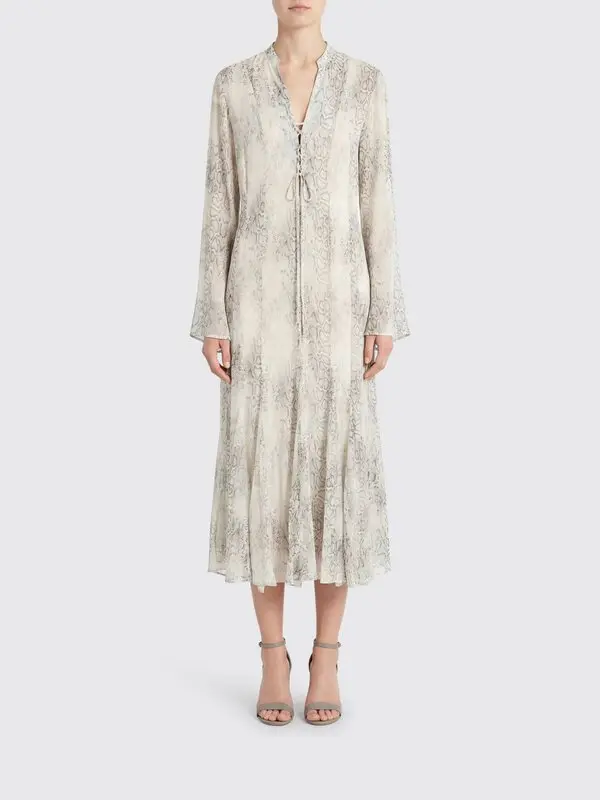 Federica Tosi Printed Viscose Midi Dress