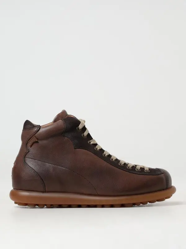 Camper Lace-up Leather Boots