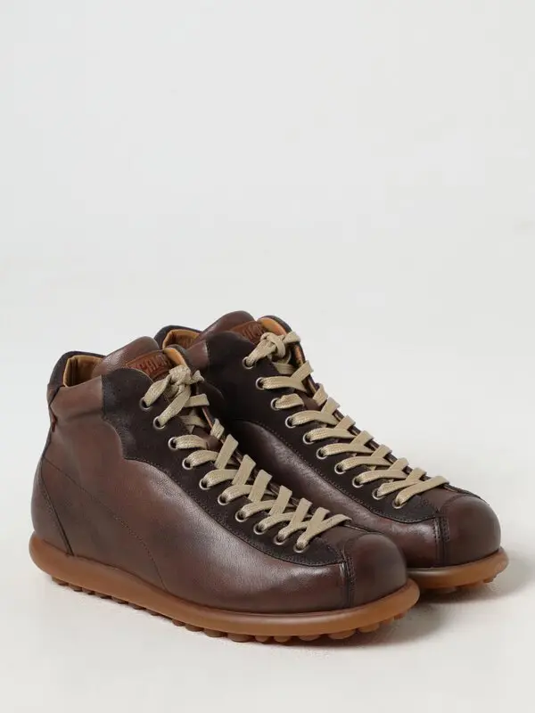Camper Lace-up Leather Boots
