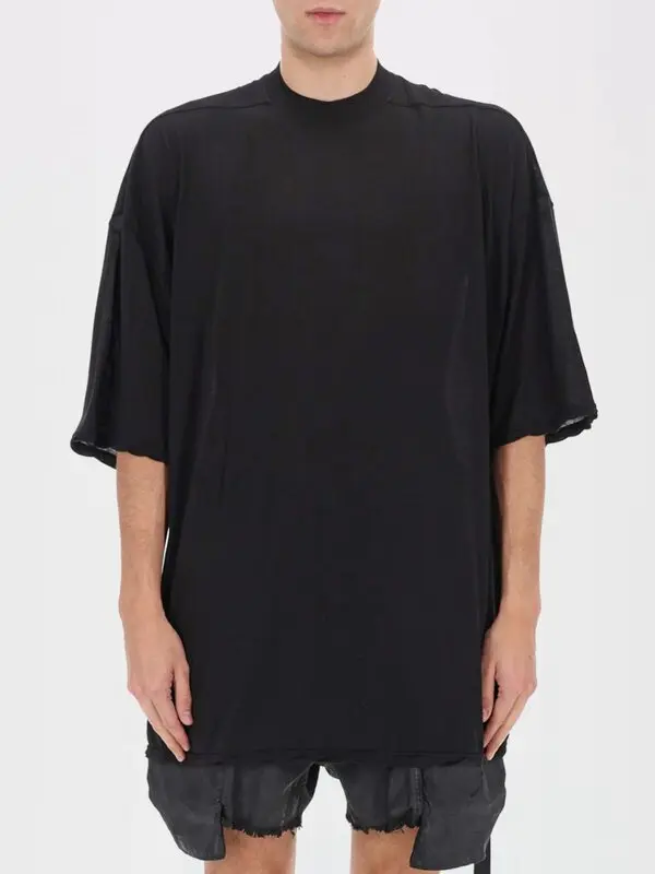 Rick Owens Cotton Oversized T-shirt - Black