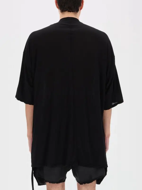 Rick Owens Cotton Oversized T-shirt - Black