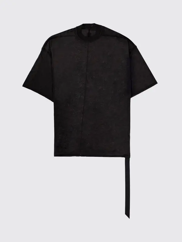 Rick Owens Cotton Oversized T-shirt - Black