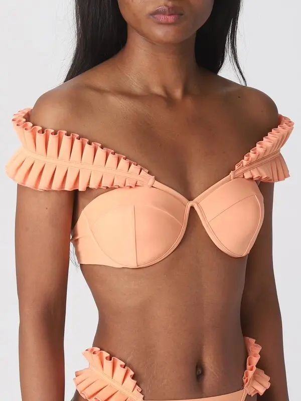 ANDREA IYAMAH Ruffled Bikini Top
