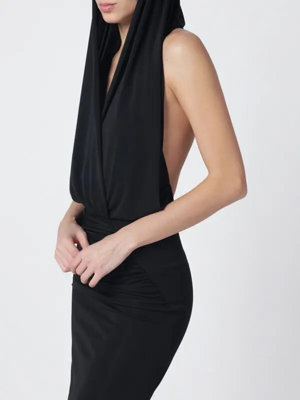 Andamane Hooded Polyester Dress