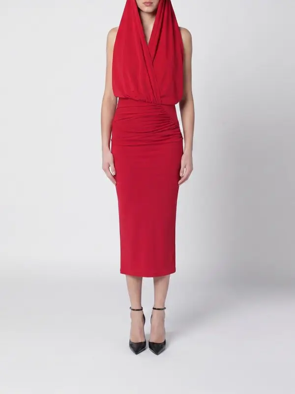 Andamane Hooded Sheath Dress