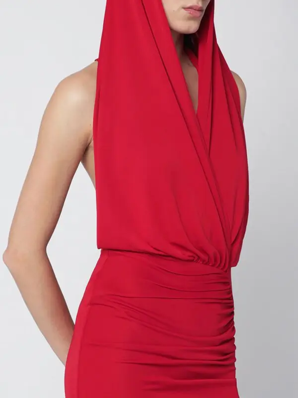 Andamane Hooded Sheath Dress