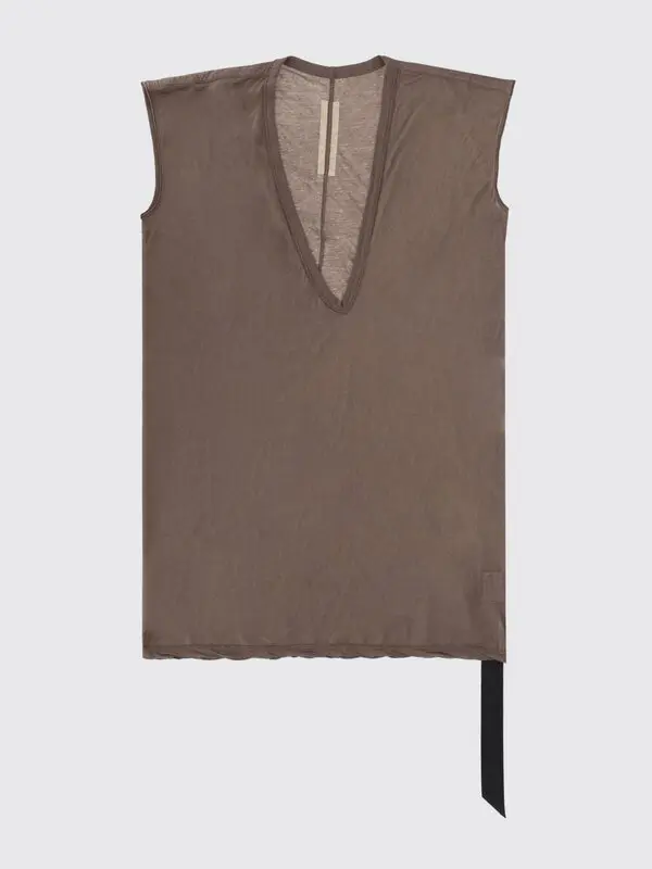Rick Owens Cotton Oversized T-shirt - Grey