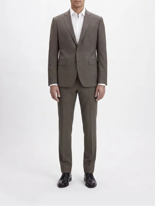 Dsquared2 Single-breasted Dress In Stretch Wool Blend - Grey