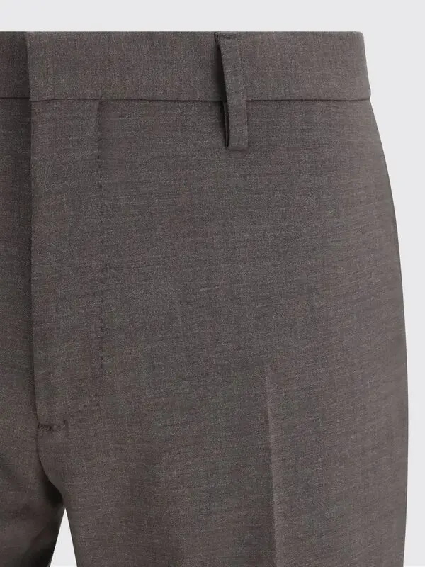 Dsquared2 Single-breasted Dress In Stretch Wool Blend - Grey