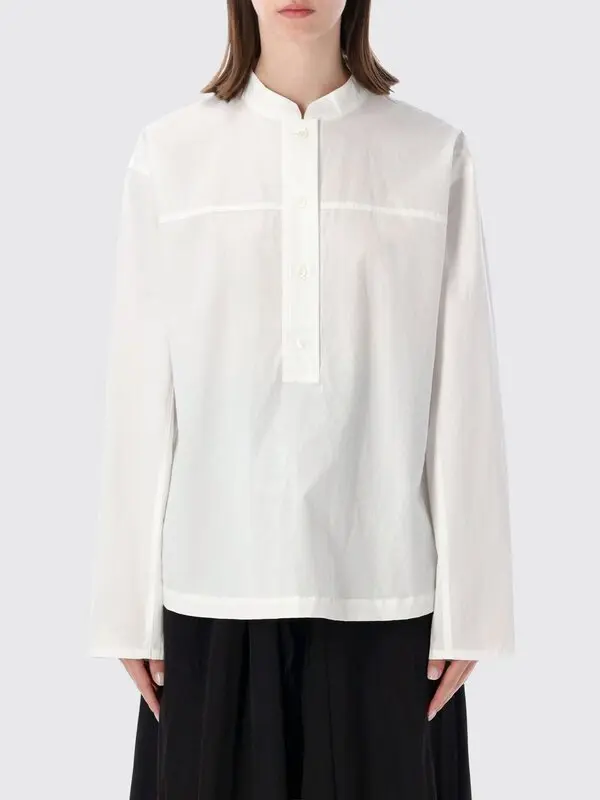 Studio Nicholson Cotton Shirt With Mandarin Collar