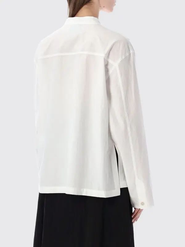 Studio Nicholson Cotton Shirt With Mandarin Collar