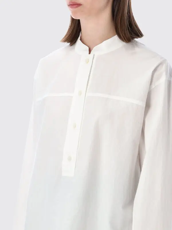 Studio Nicholson Cotton Shirt With Mandarin Collar