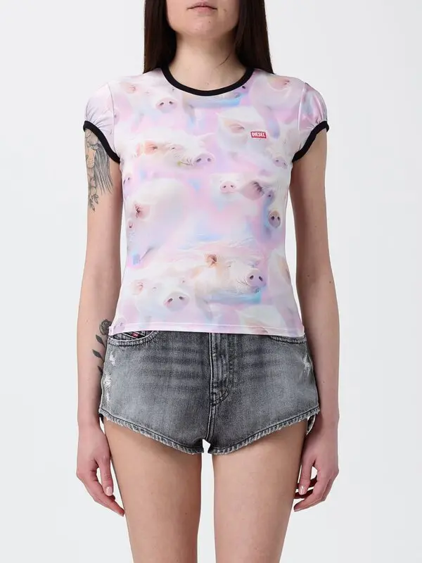 DIESEL® Printed Polyester T-shirt