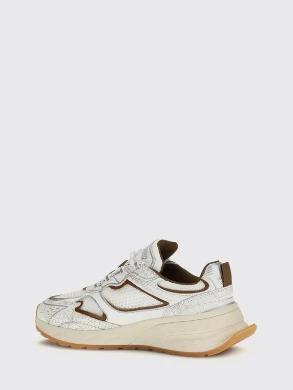 Dsquared2 Calfskin Leather Sneakers With Logo