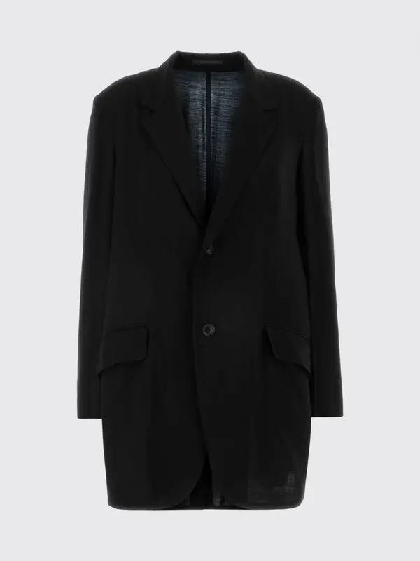 Y’s Single-breasted Blazer In Rayon And Cupro With Classic Lapels