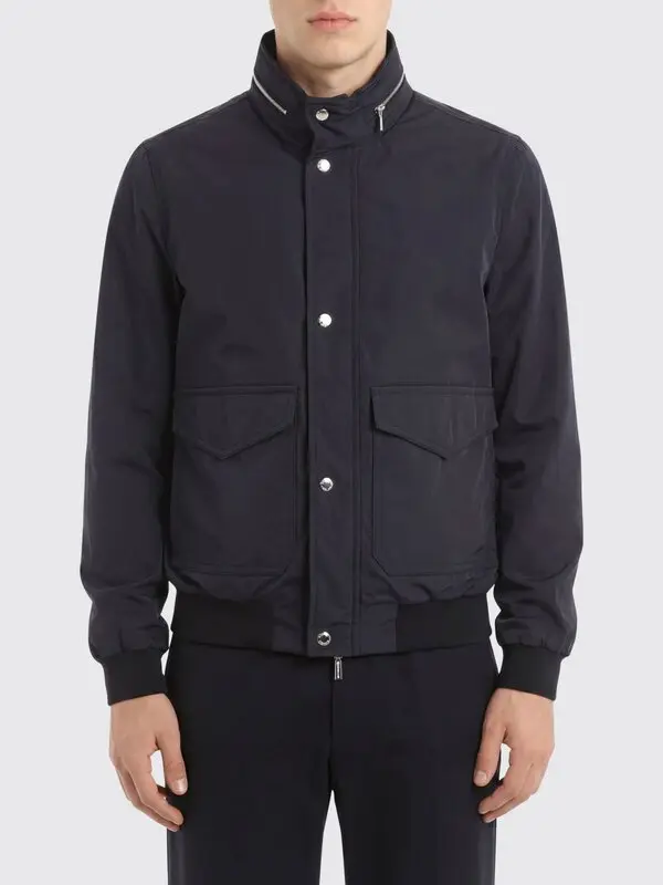 MOORER Tanner-at Polyester Bomber Jacket