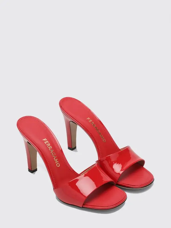 FERRAGAMO Patent Leather Mules