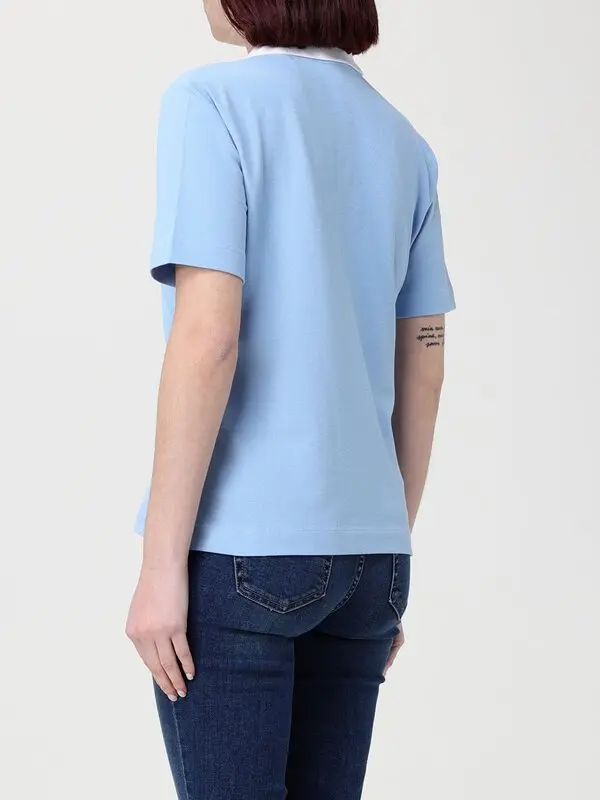FAY Cotton Polo Shirt - Gnawed Blue