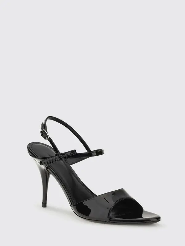 Balenciaga Avenue Patent Leather Stiletto Sandals