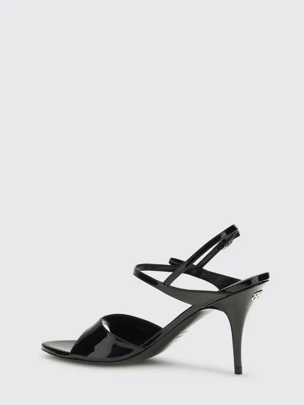 Balenciaga Avenue Patent Leather Stiletto Sandals