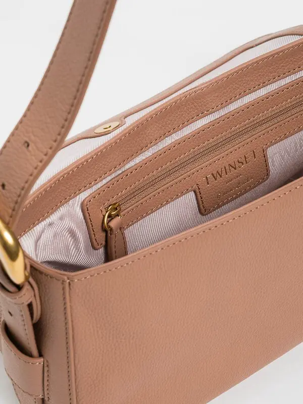 TWINSET Grained Leather Bag