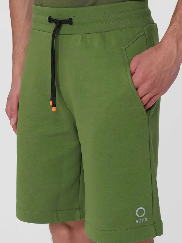 SUNS Cotton Jogging Shorts - Green