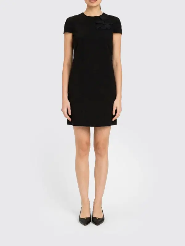 TWINSET Viscose Sheath Dress With Embroidery