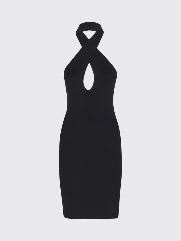Federica Tosi Halterneck Mini Dress - Black