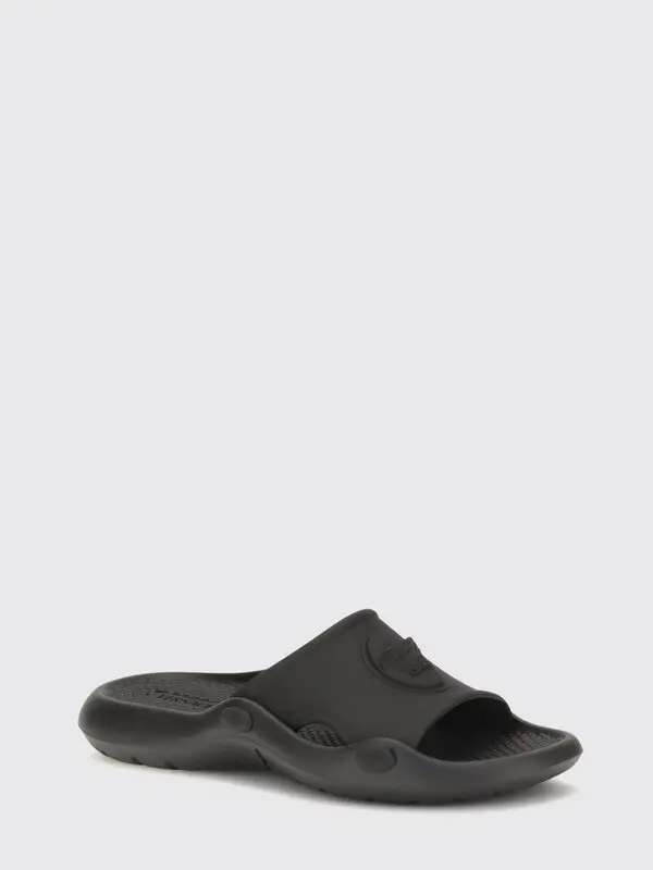 Versace Medusa Rubber Slides With Embossed Logo And Open Toe