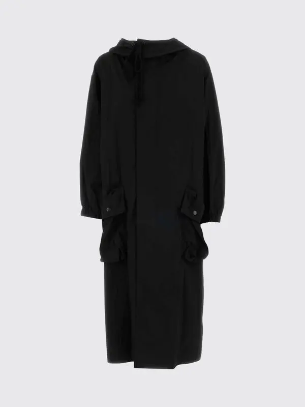 Y’s Long Nylon Parka With Drawstring Hood