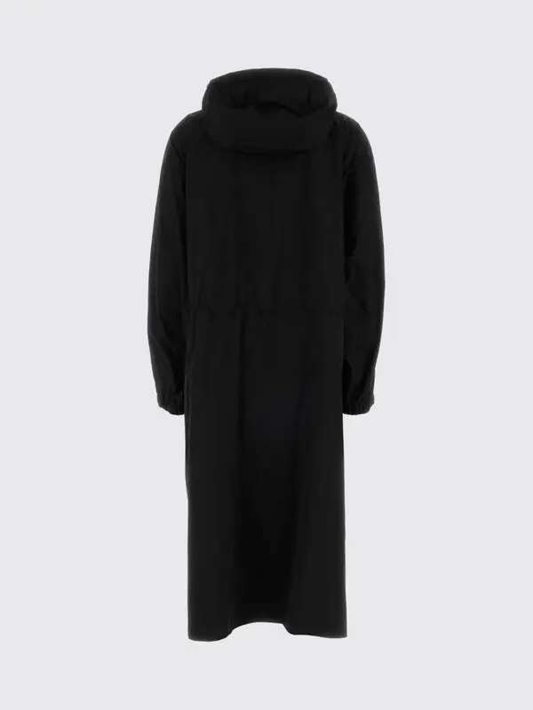 Y’s Long Nylon Parka With Drawstring Hood
