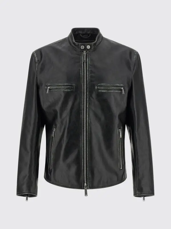 Dsquared2 Leather Biker Jacket