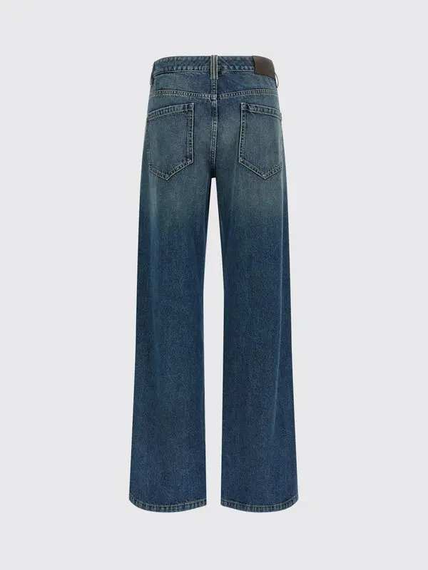 Brunello Cucinelli Cotton Denim Straight Leg Jeans