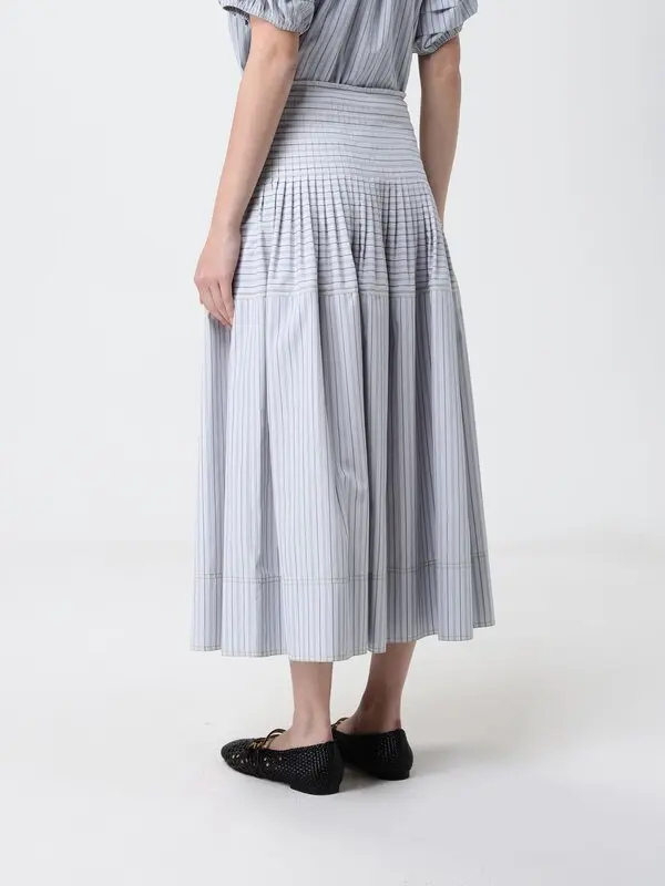 Paul Smith Striped Cotton Blend Skirt