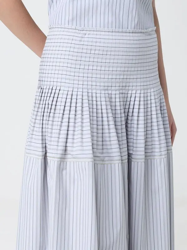 Paul Smith Striped Cotton Blend Skirt