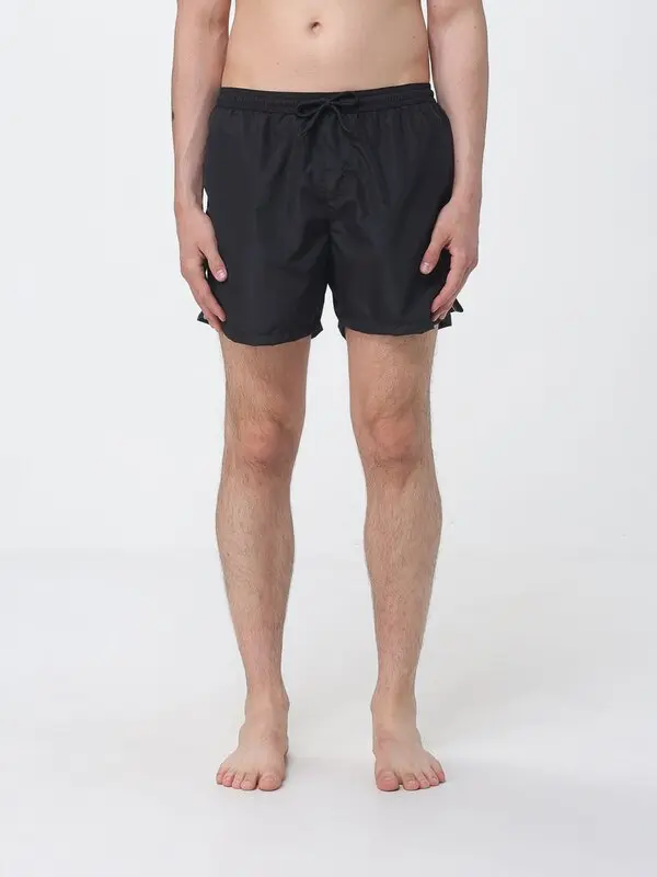 Gcds Nylon Swimsuit With Jacquard Logo