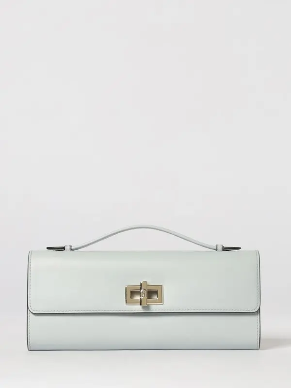 Furla Clara Leather Clutch - Blue