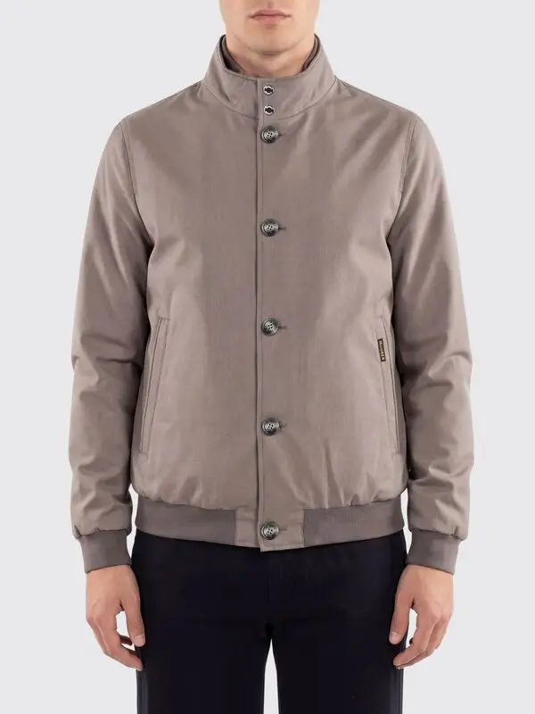 MOORER Bernie-pum Polyester Bomber Jacket - Sand