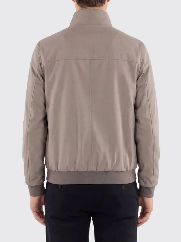 MOORER Bernie-pum Polyester Bomber Jacket - Sand