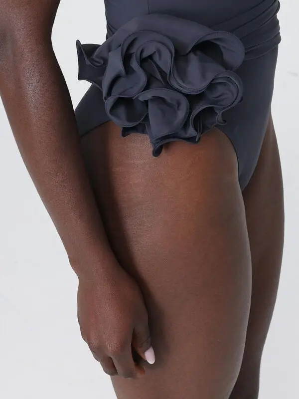 Magda Butrym Floral Appliqué One-piece Swimsuit