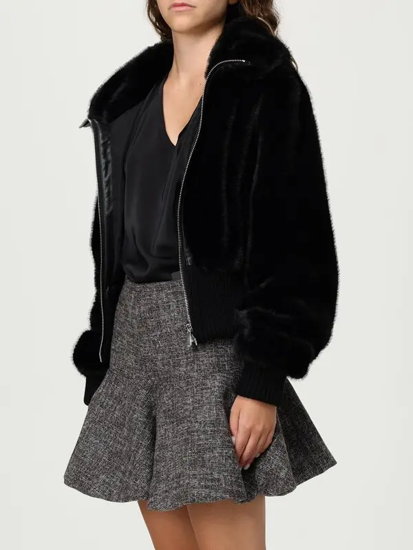 Pinko Fur Coat Colour - Black