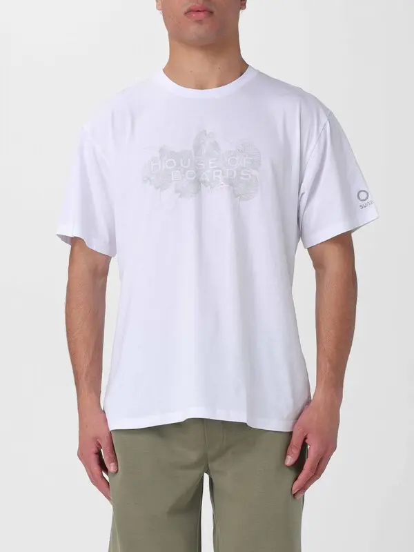 SUNS Printed Cotton Jersey T-shirt - White