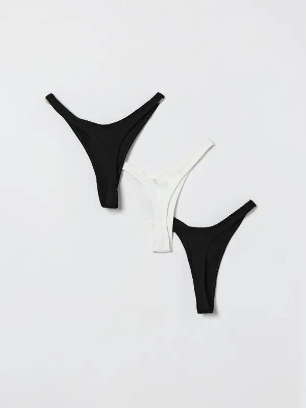 DIESEL® Set Of 3 Logo Stretch Cotton Thongs